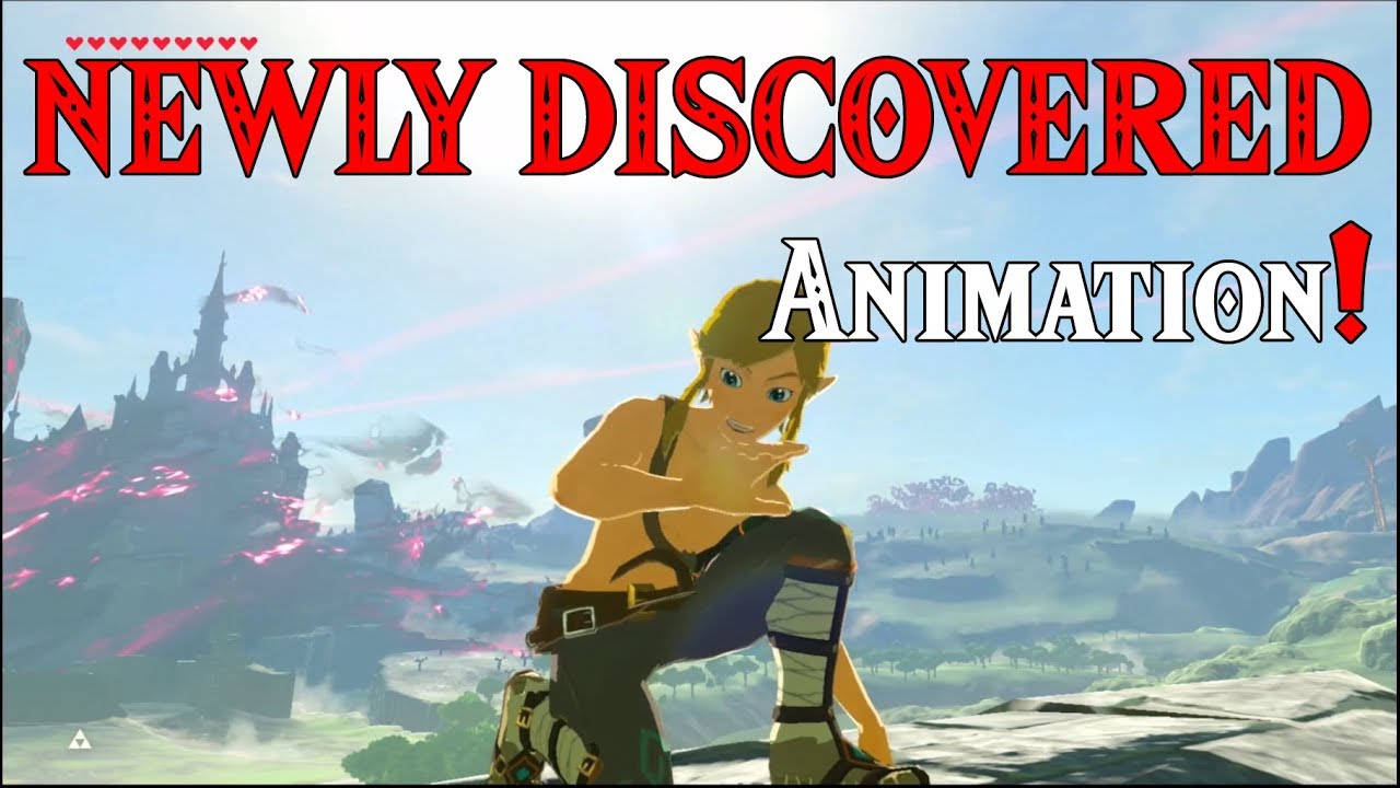 NEWLY DISCOVERED Animation! Link's Hand HURTS in Zelda Breath of the ...