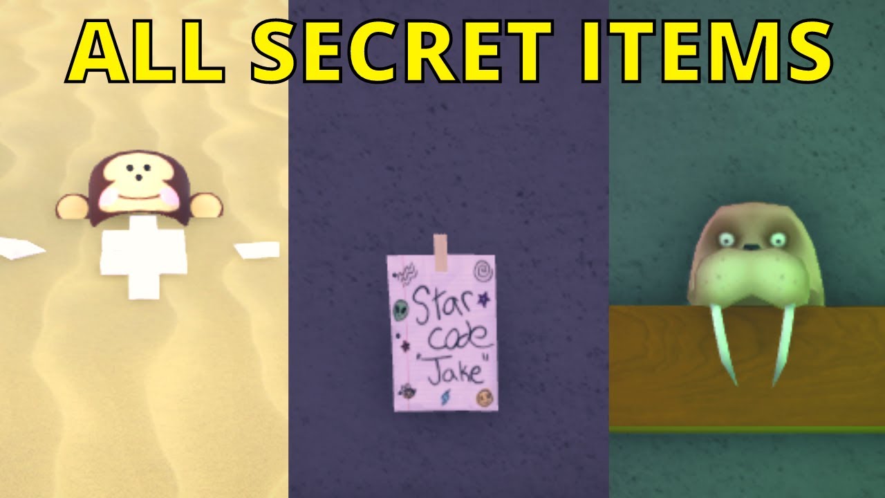 All SECRET Items - ROBLOX Wacky Wizards - YouTube