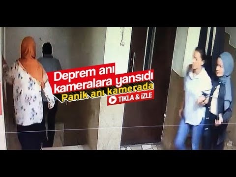 Sakarya'da deprem anı kamerada!