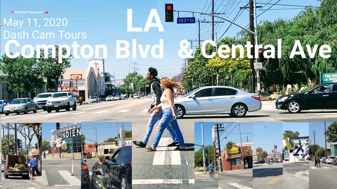 May 11, 2020 [4K] Driving on Compton Blvd & Central Ave in Los Angeles ...