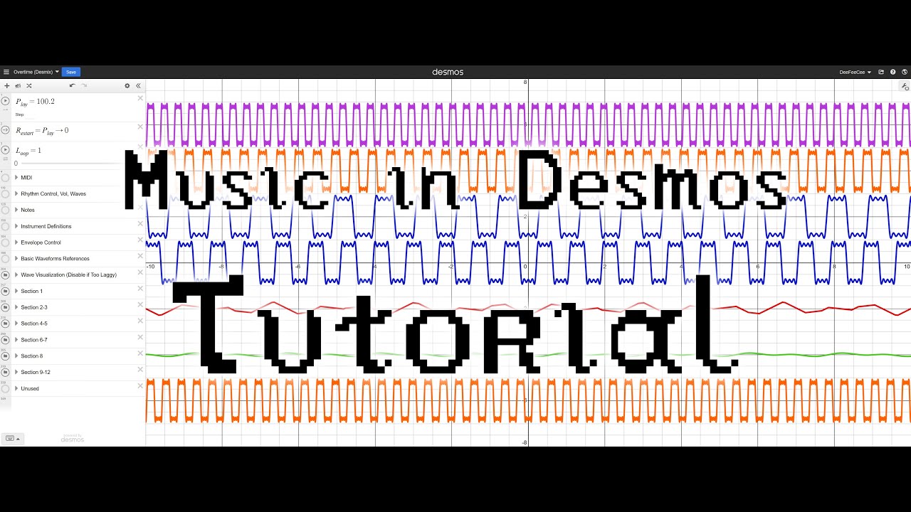 How to Make Full-Length Songs in Desmos - YouTube