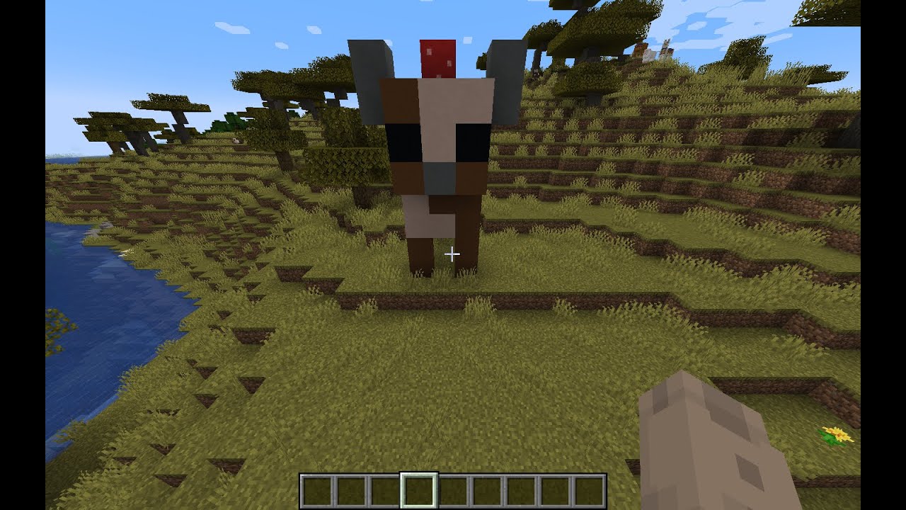 Mooshroom cow statue - YouTube
