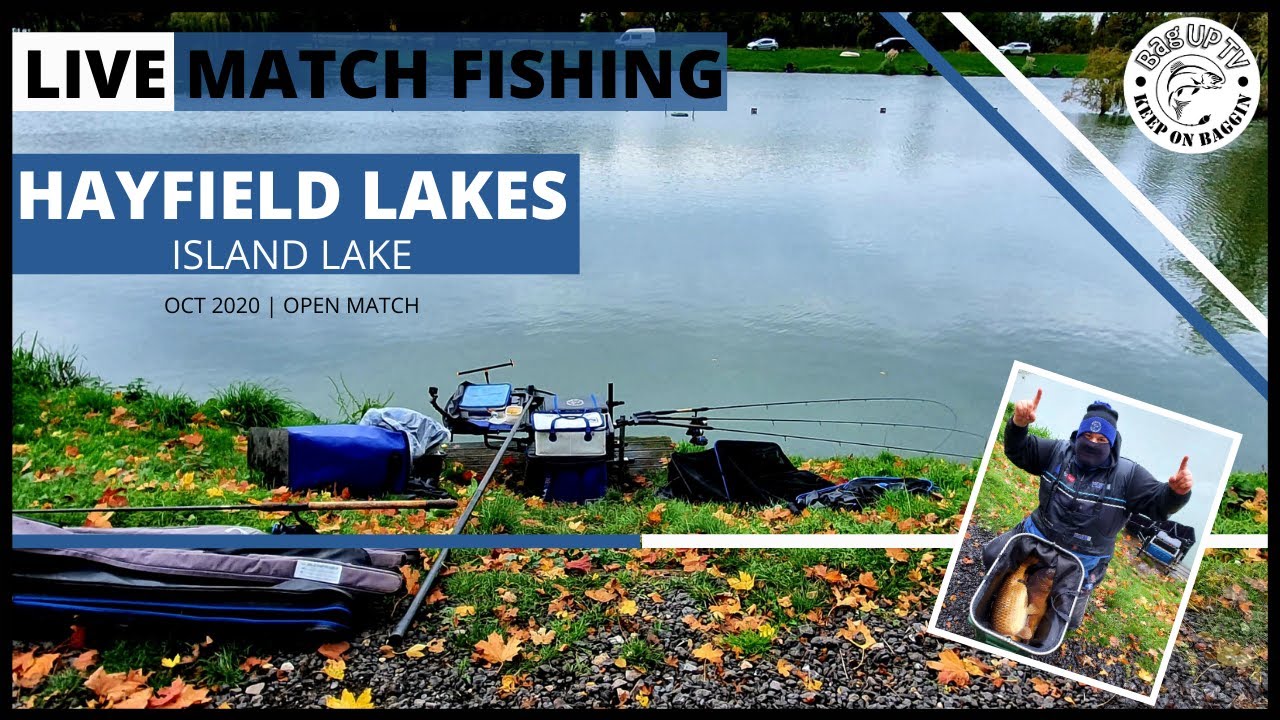 Live Match Fishing: Hayfield Lakes | Danny's Island | Open Match ...