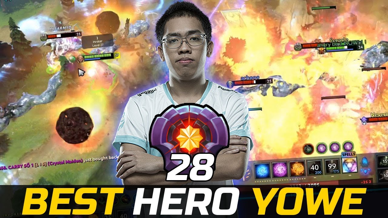 YOWE MASTER TIER HERO - SIGNATURE INVOKER MID DOTA 2 - YouTube