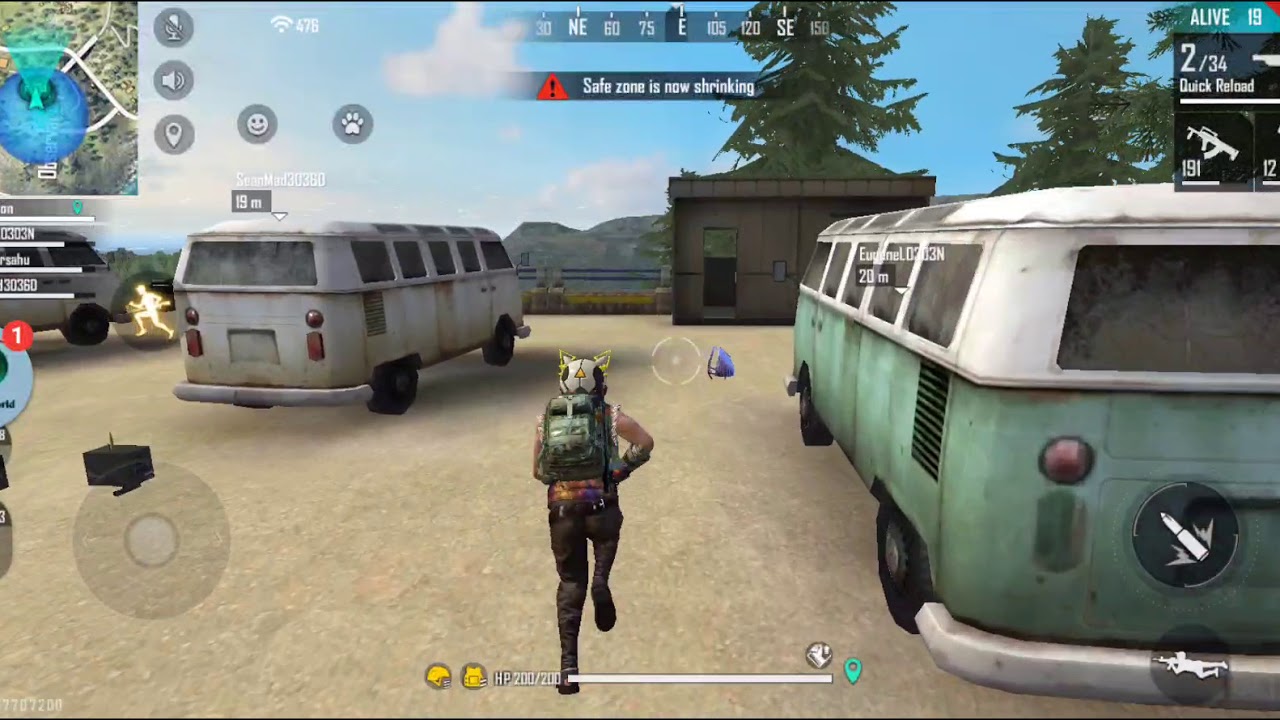 free fire normal game - YouTube