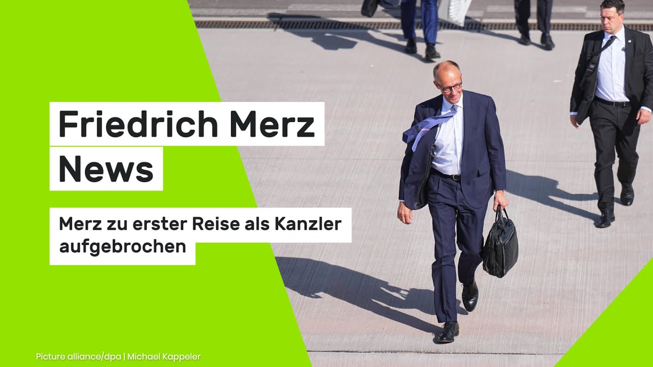 Friedrich Merz News: Merz zu erster Reise als Kanzler aufgebrochen ...