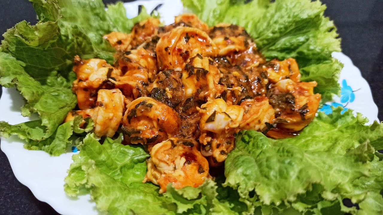 Chilli garlic prawn recipe| Prawn starter recipe| Prawn recipe - YouTube