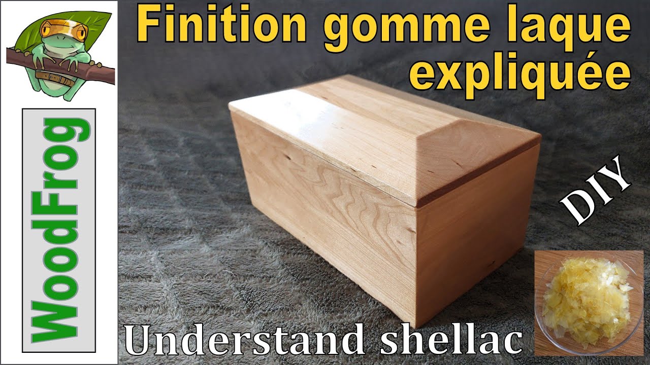 Comprendre et réaliser une finition à la gomme laque - YouTube