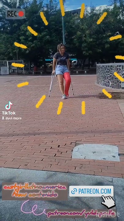 Long Leg Cast Girl Llc Cast Red Llc Cast Girl Longlegcast Legcast Brokenleg Llc Youtube