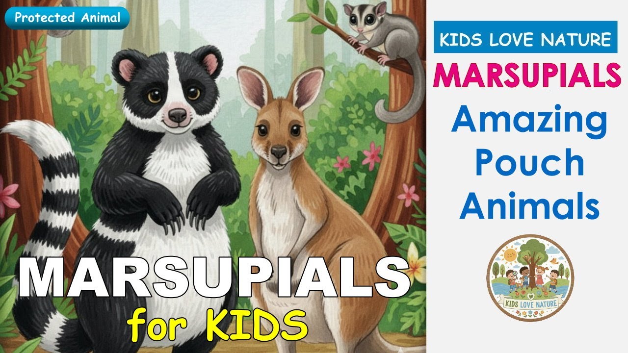 Marsupials for Kids | Read Learning Story: Amazing Pouch Animals of ...