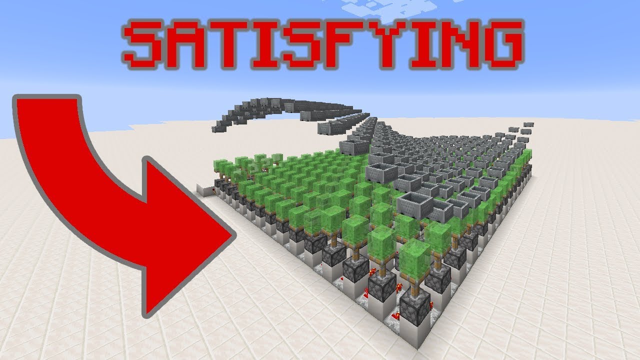 10 Super Satisfying Things In Minecaft - YouTube