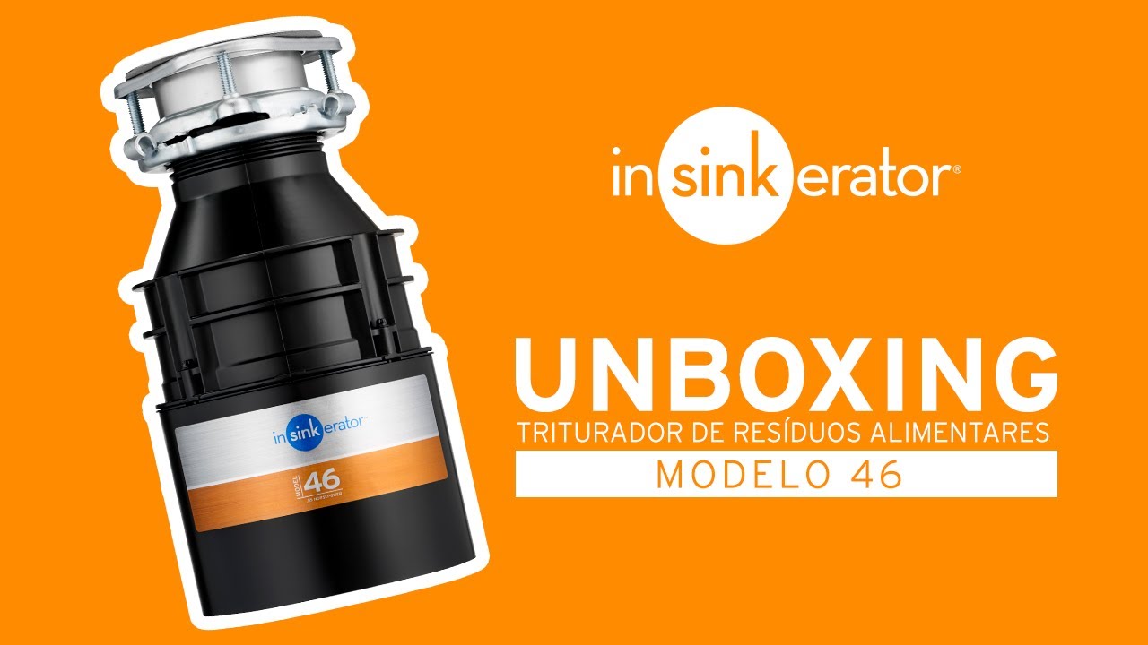 Unboxing Triturador de Resíduos Alimentares Modelo 46 - InSinkErator ...