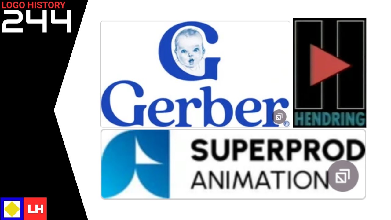 LOGO HISTORY 244: Gerber, Hendring Limited & Superprod Animation - YouTube
