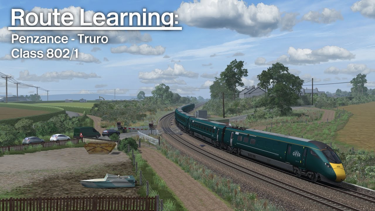 Train Simulator - Route Learning: Penzance to Truro - YouTube
