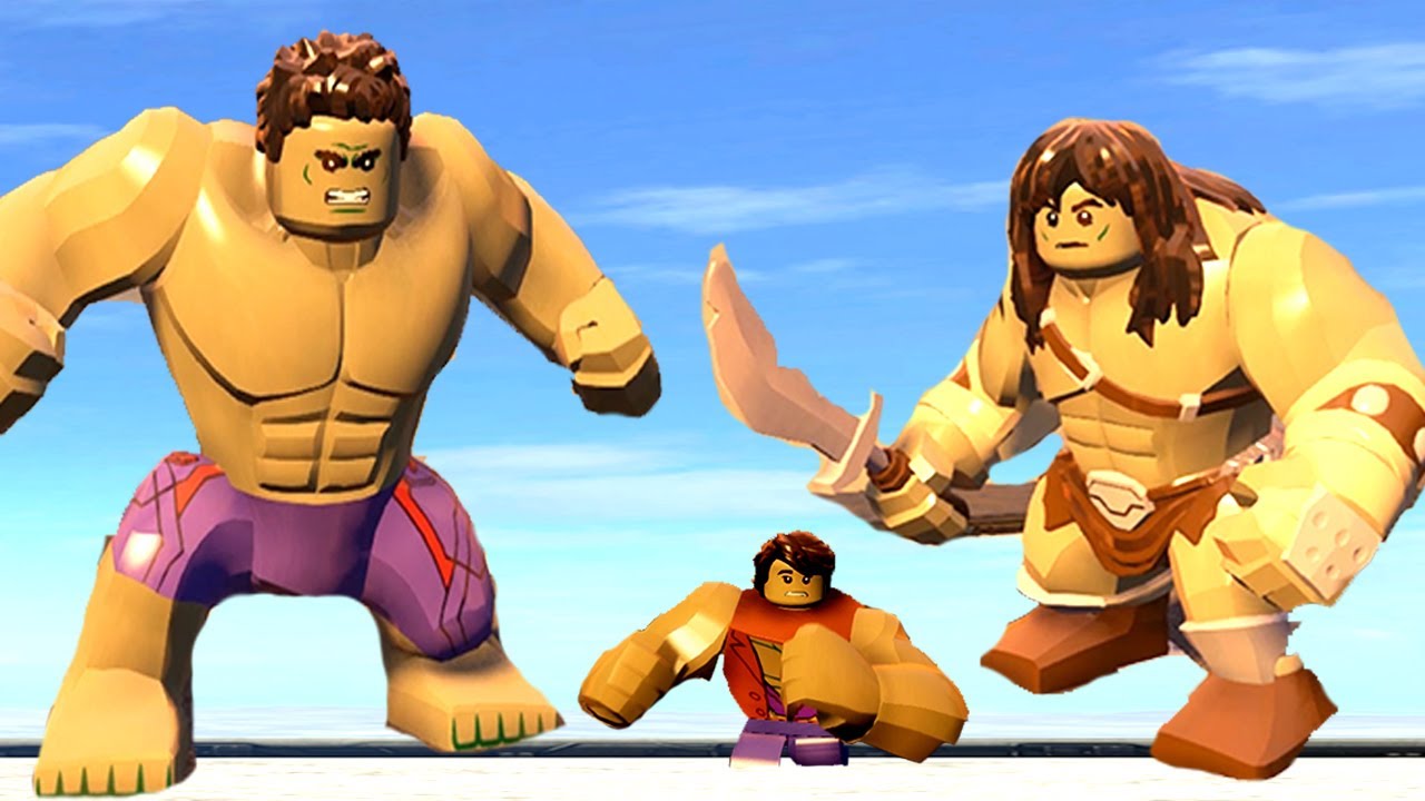 LEGO Hulk (A AOU) Transformation VS Skaar - LEGO Marvel's Avengers Game ...