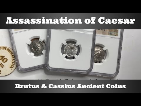 Assassination of Caesar - Brutus & Cassius Ancient Coins - YouTube
