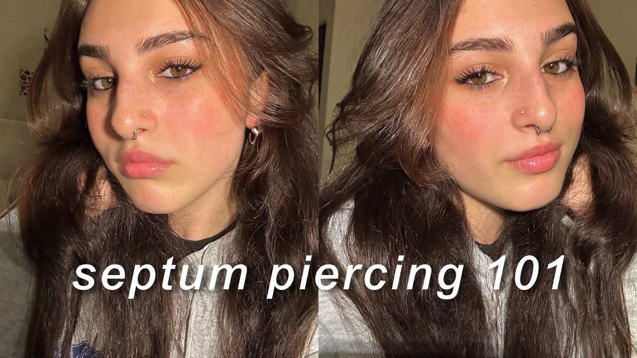 getting a septum piercing (tips & experience) - YouTube