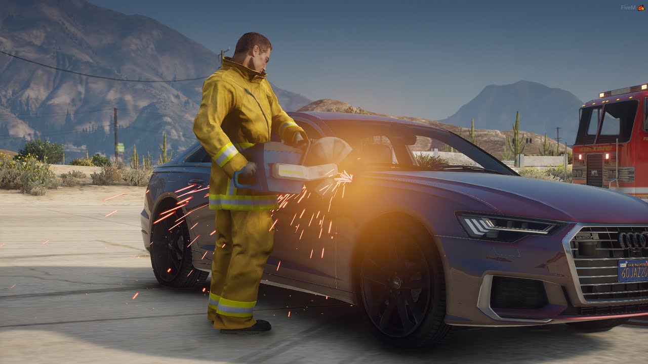 Code Blue Roleplay Fire Department Saw Showcase - YouTube