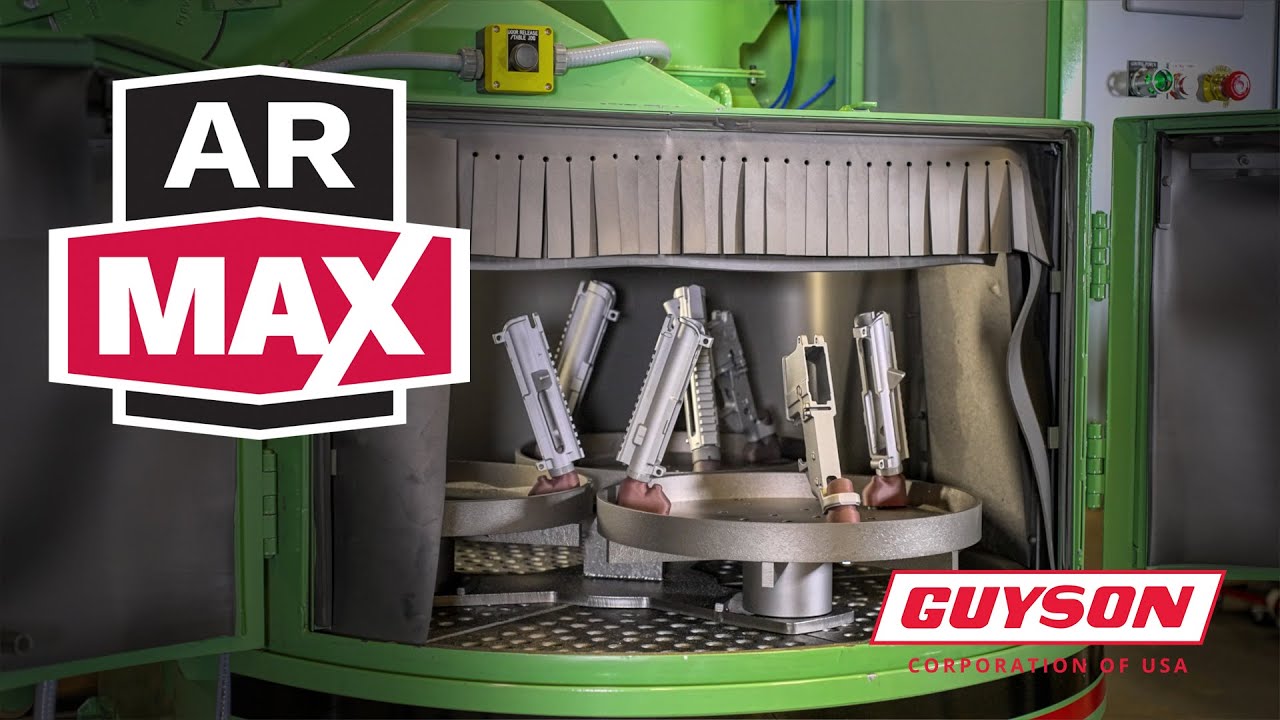 AR-MAX Airless Wheelblast System for the Firearms Industry - YouTube