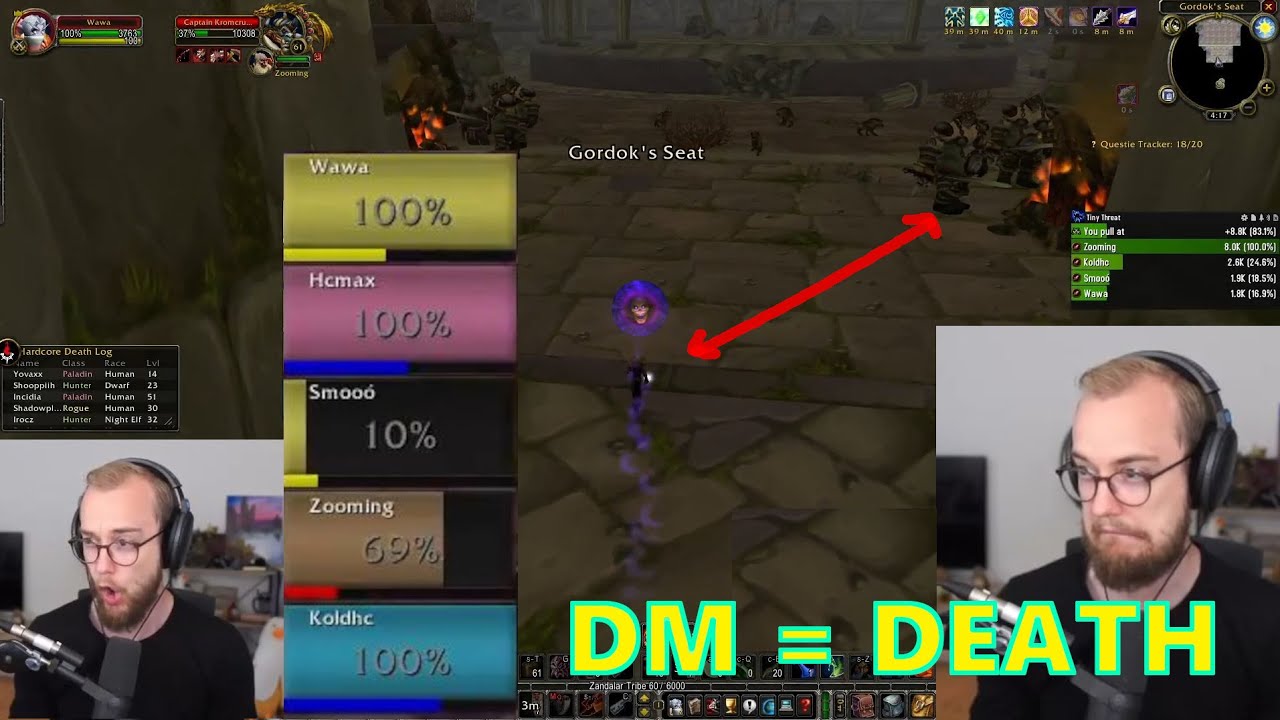 Guzu discovers that lvl 60 dungeons are LETHAL || WoW Classic Gems #9 ...