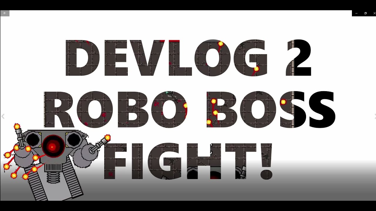 Devlog 2 - Robot boss fight! Untitled Knight Gun game - YouTube