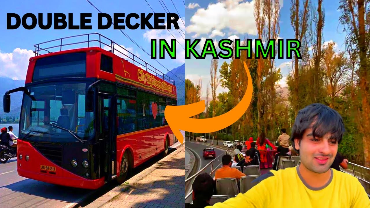 Srinagar Double Decker Bus Ride Dal Lake Tour | Ladakh Series Vlog 8 ...