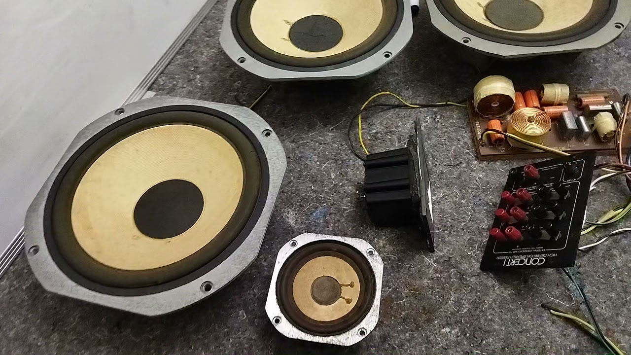 Gradiente Concert One Revisão - Falantes/Crossover - YouTube