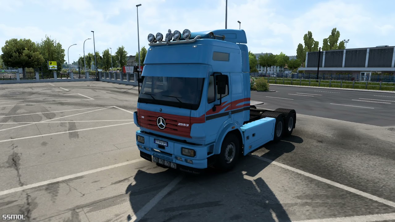 Euro Truck Simulator 2 top mods Mercedes Benz SK - YouTube