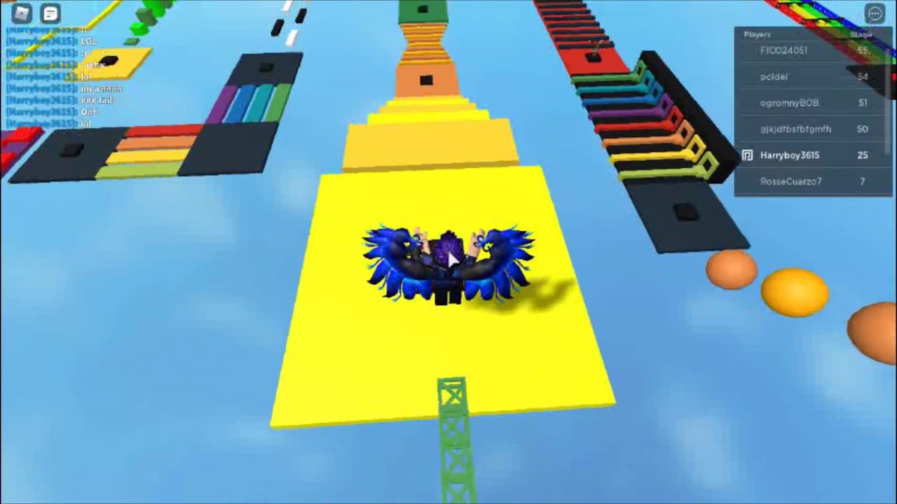 Speed running through an obby on roblox - YouTube