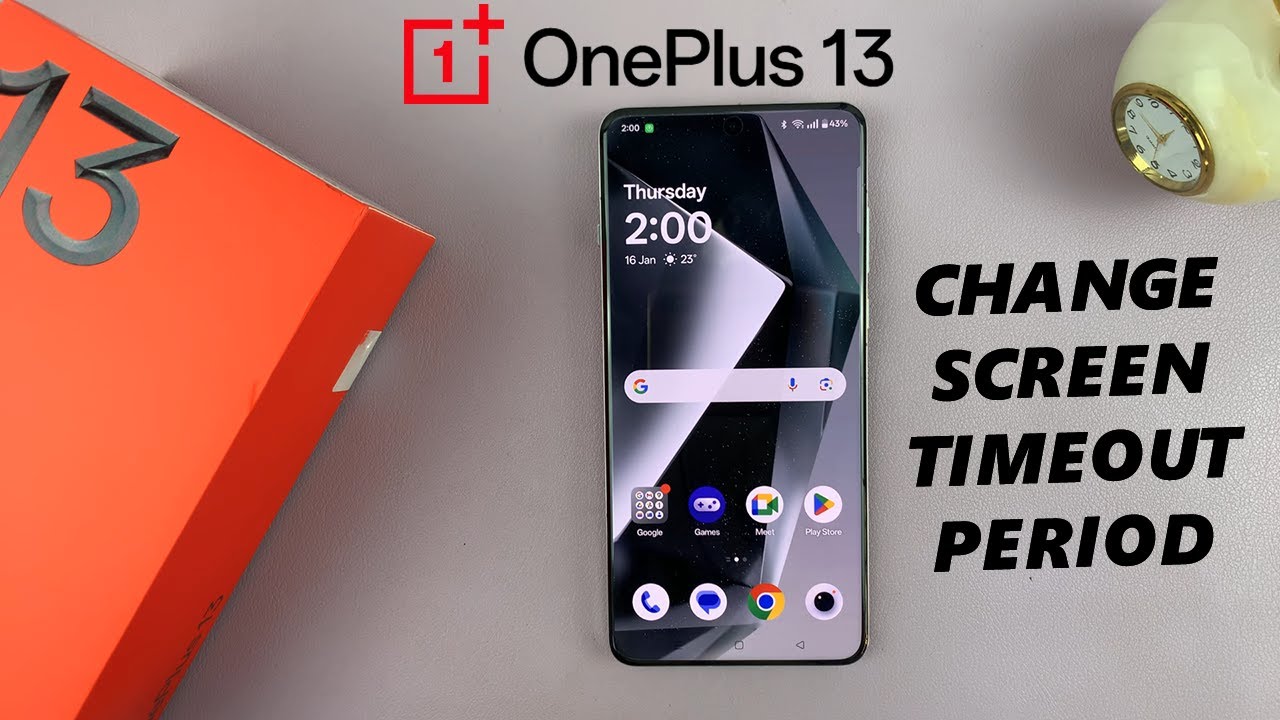 How To Adjust Screen Timeout (Auto Screen Off) Time On OnePlus 13 ...