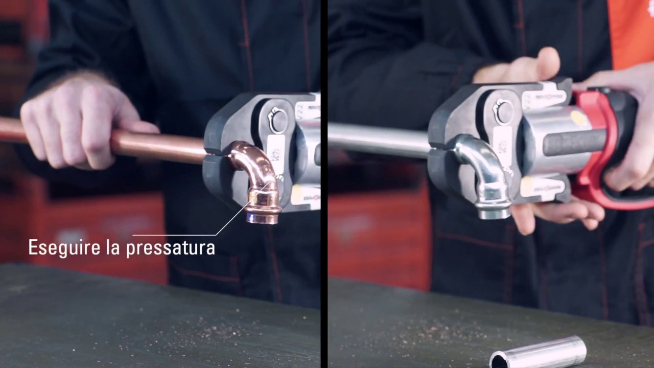 Tutorial installazione dei raccordi a pressare diametro 12/35 mm - YouTube