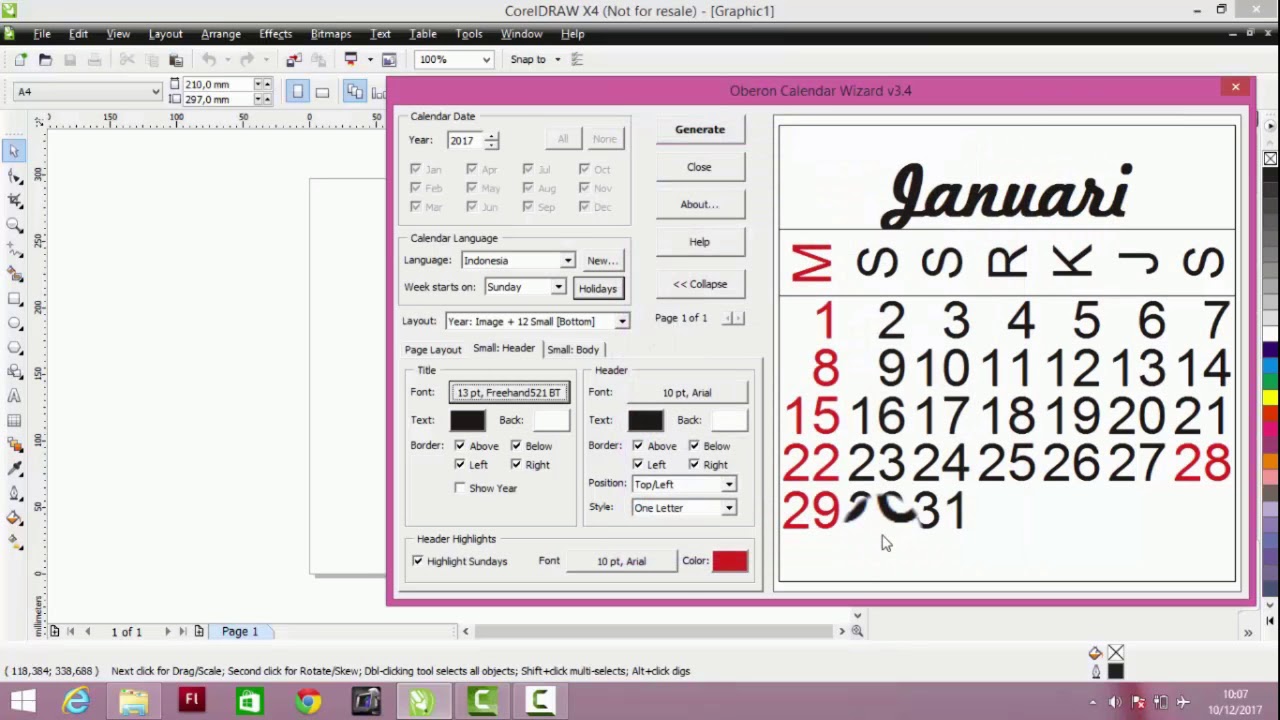 Tutorial kalender - YouTube
