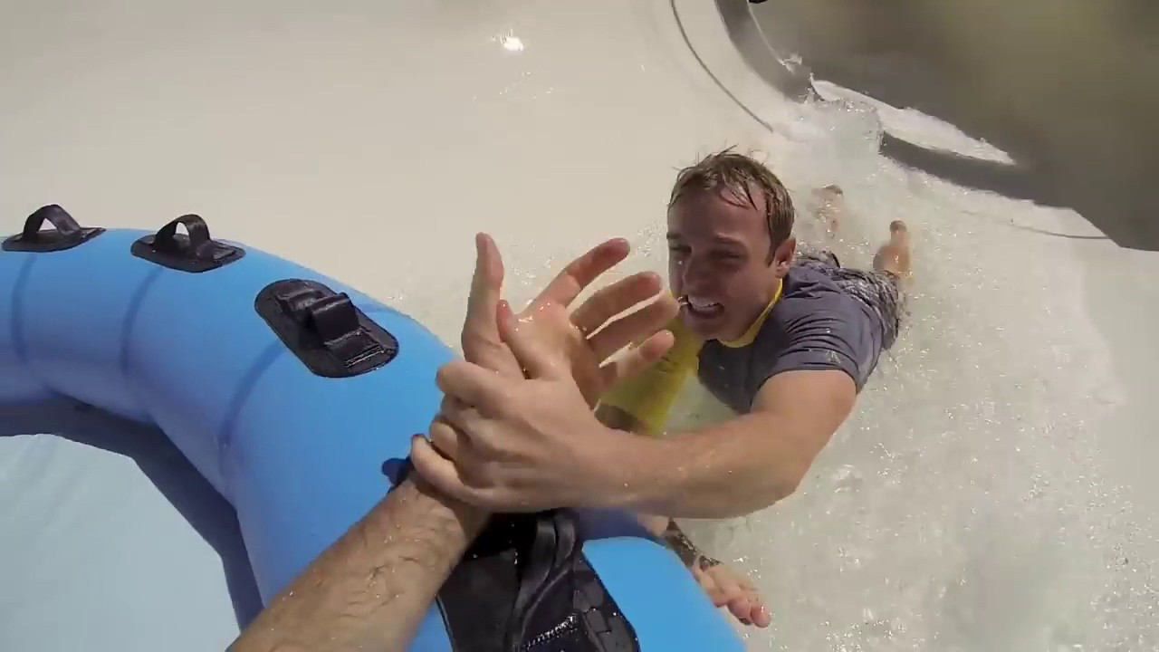 Water Slide Accident Rider Falls Off The Ride - YouTube