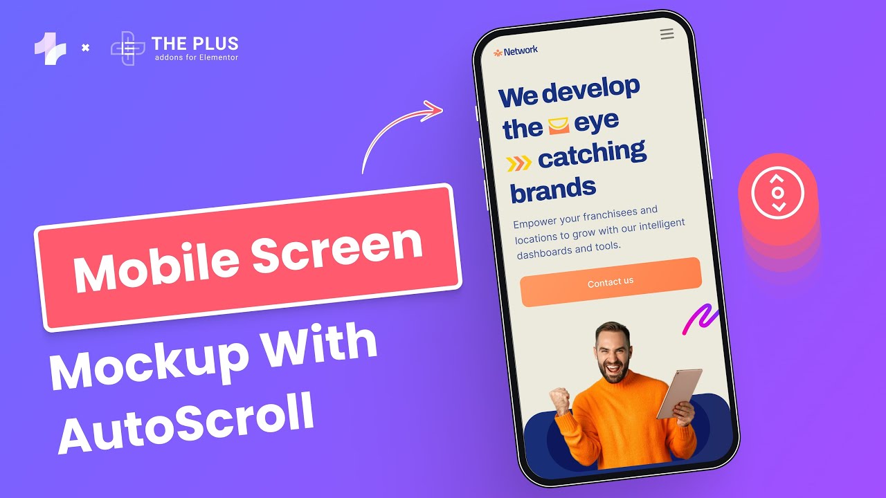 How To Create Website Device Mockups On Mobile Screen With Autoscroll In Elementor Part 24