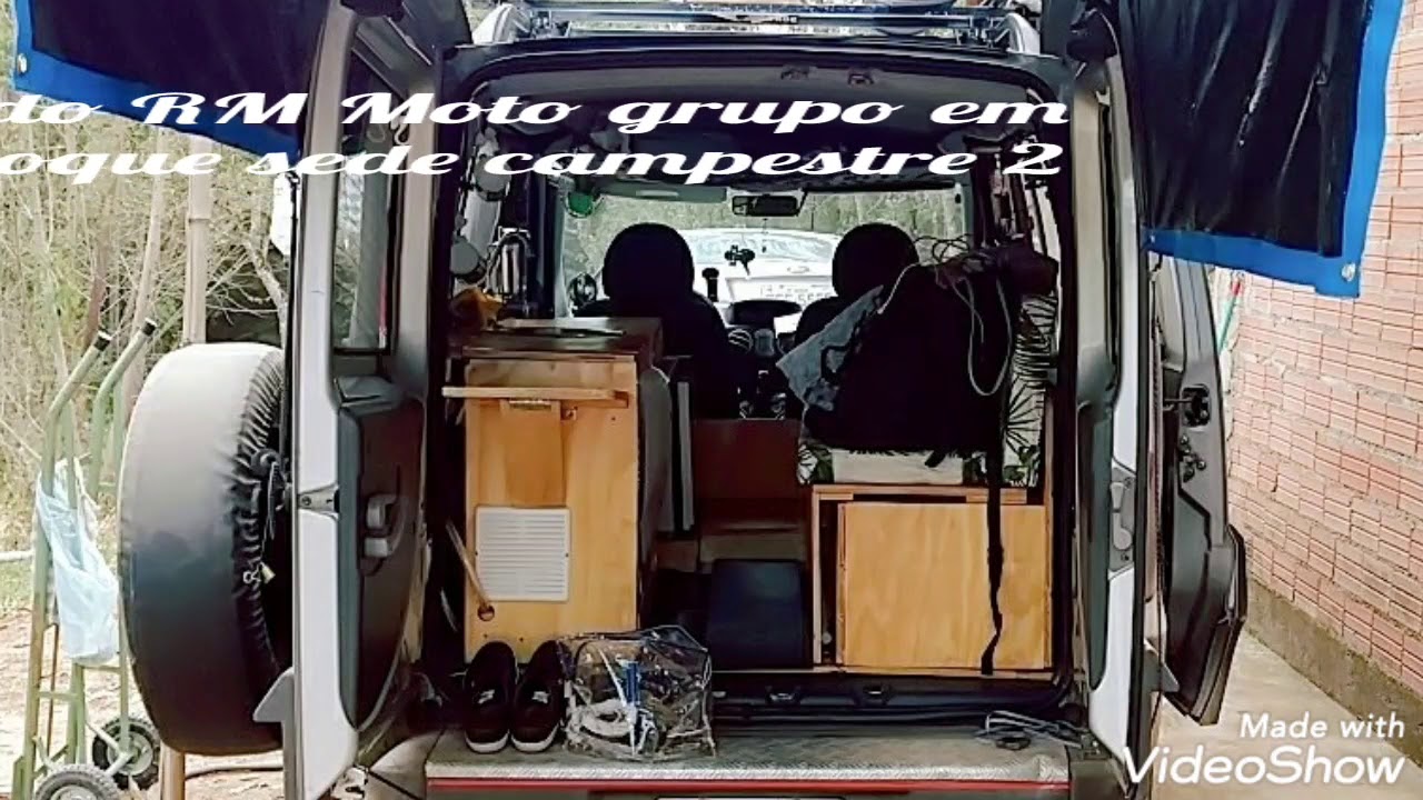 Fiat doblô Mini Motorhome Mine Kuruma passeio sítio em São Roque - YouTube
