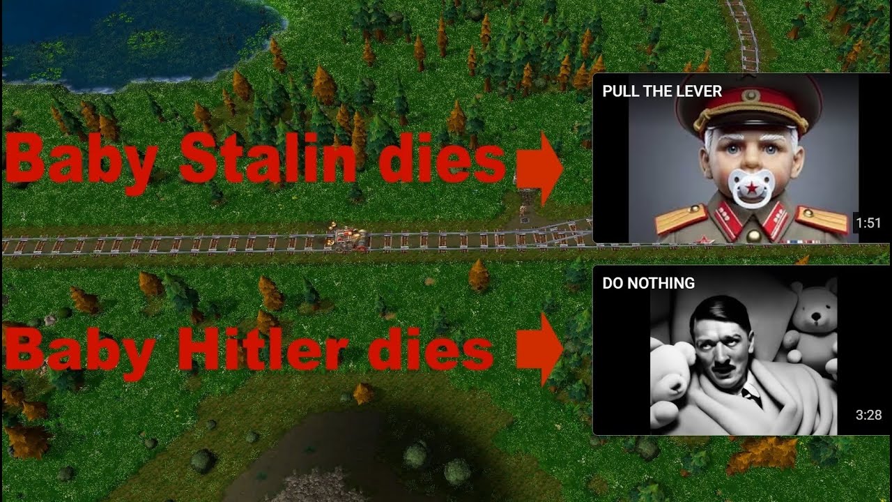 Interactive Trolley Problem (Stalin vs. Hitler) - YouTube