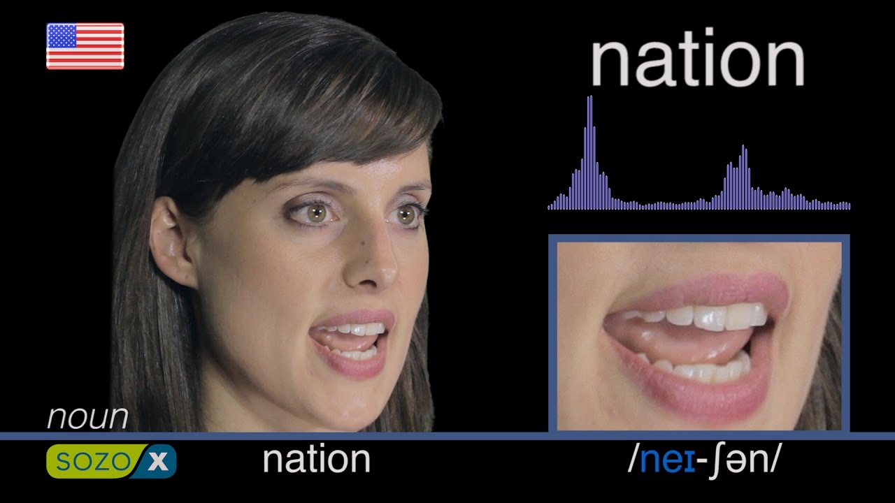 How To Pronounce Nation American 英語の発音 Pronunciación De Inglés 美國英語