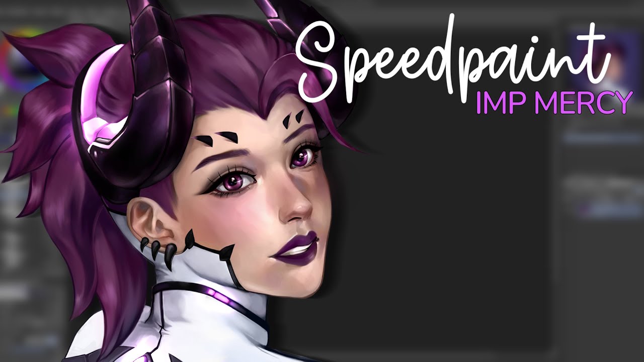 IMP Mercy | Overwatch Speedpaint - YouTube