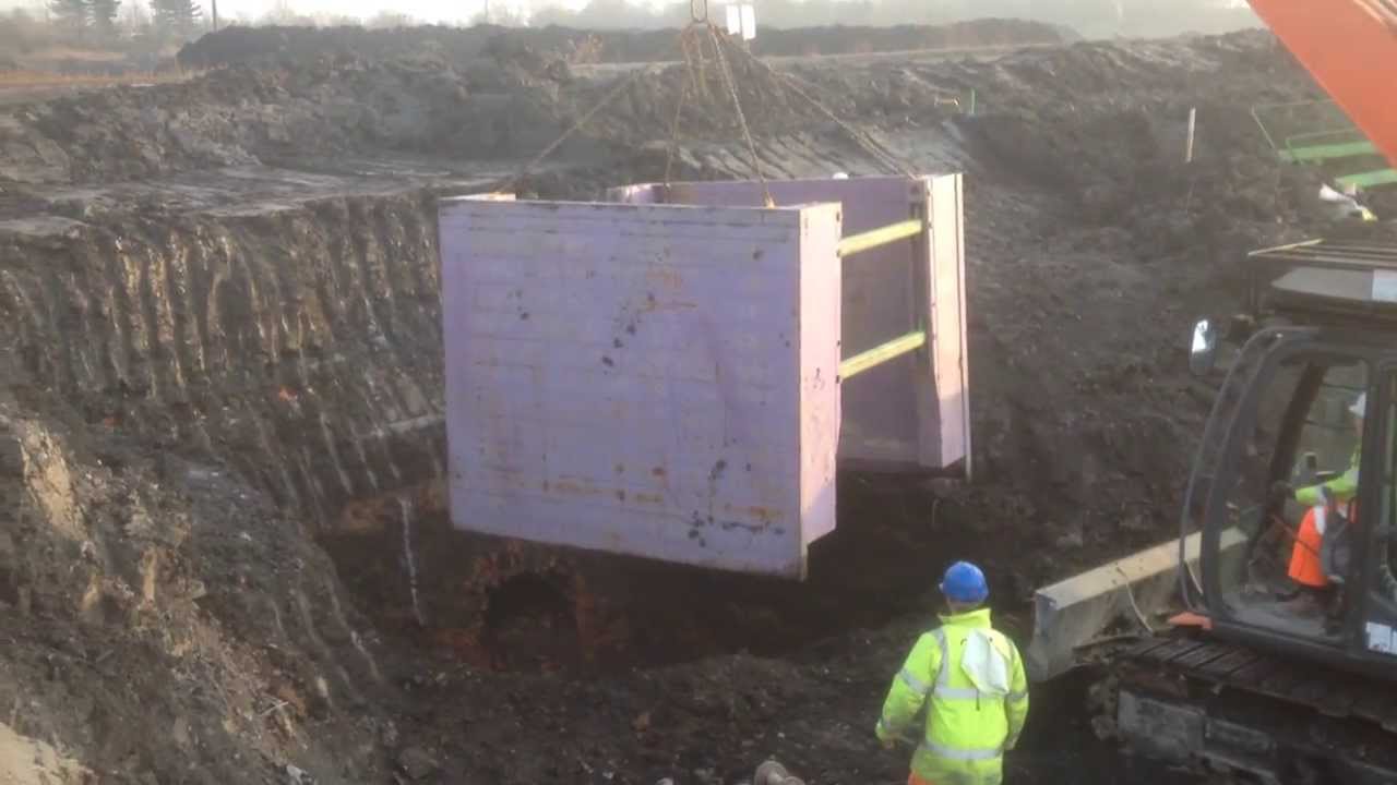 Manhole Box Installation - YouTube