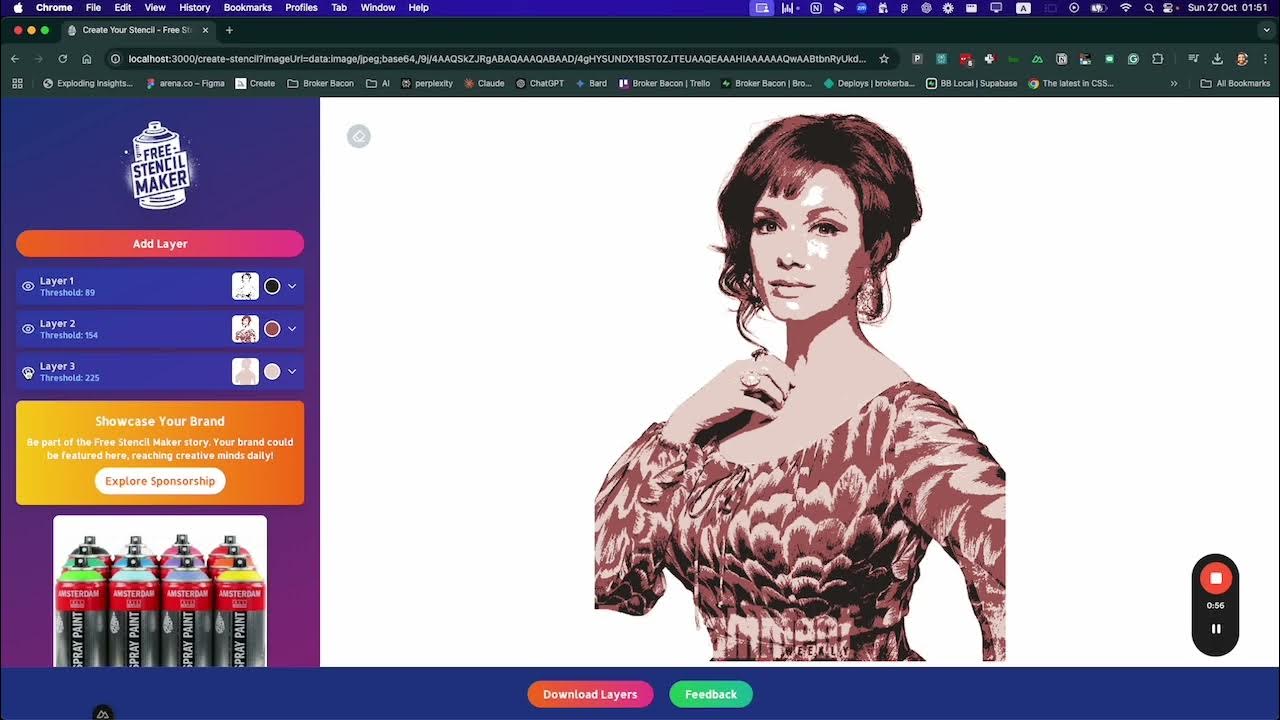 Create a multi-layered stencil from a photo in under two minutes! - YouTube