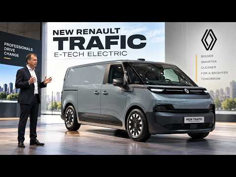2027 Renault Trafic E-Tech Is a High Tech Electric Van