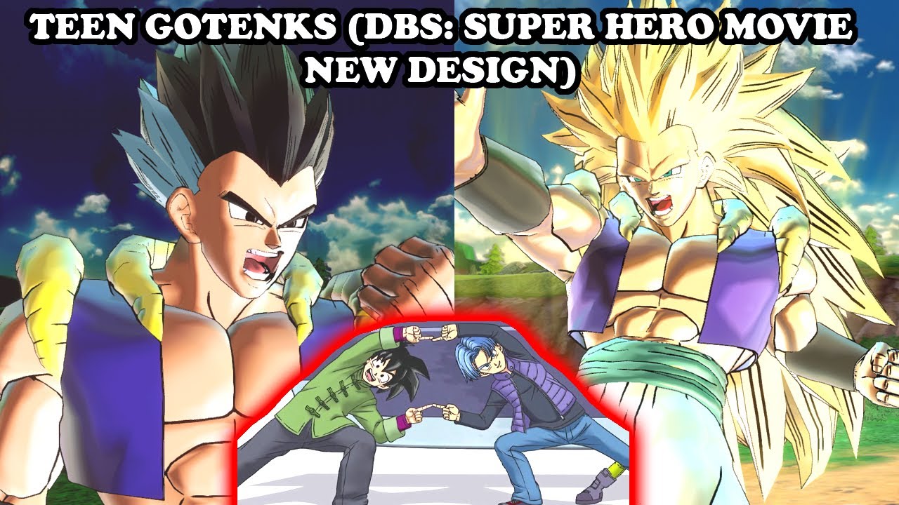 DLC Teen Gotenks (DBS: Super Hero Movie) in XV2! New Design + New ...