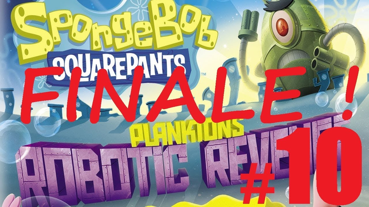 Lets Play Spongebob Squarepants Plankton's Robotic Revenge Nintendo Wii ...