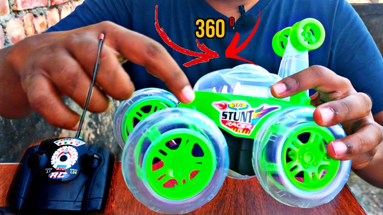 Dengerous💥 stunt rc car 360° rotate - YouTube