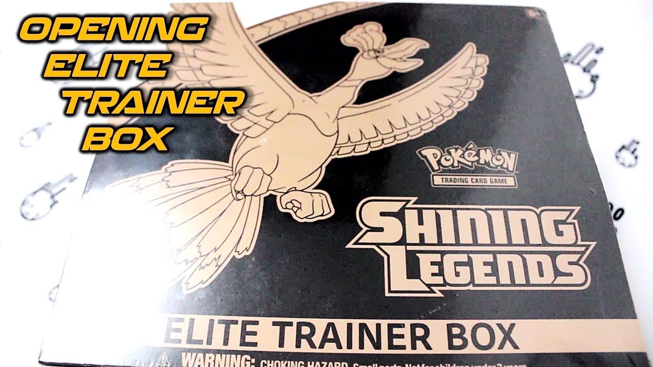 ¿LA MEJOR APERTURA DE SHINING LEGENDS? OPENING ELITE TRAINER BOX ...