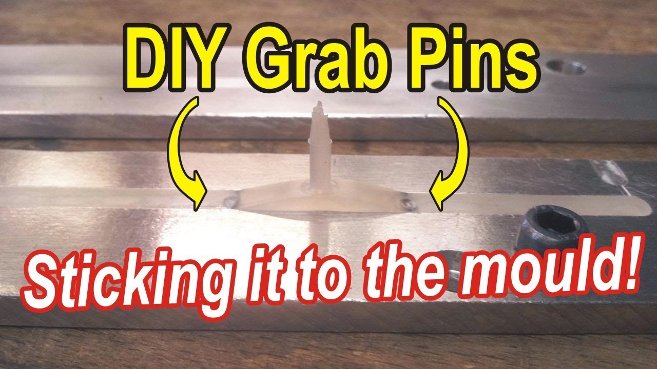 DIY injection molding - cheap & simple grab pins - YouTube