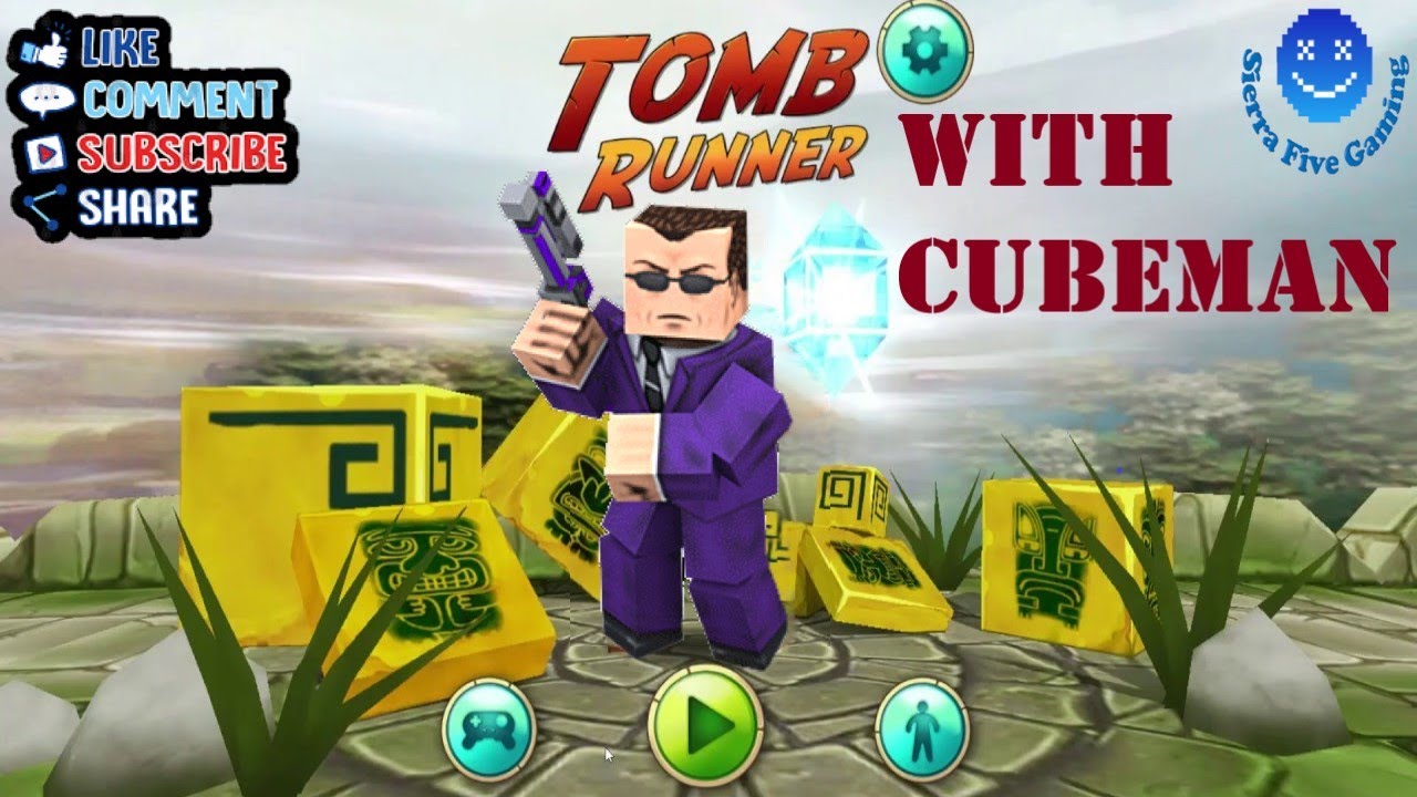 Tomb Runner (Temple Run 2) with CubeMan - YouTube