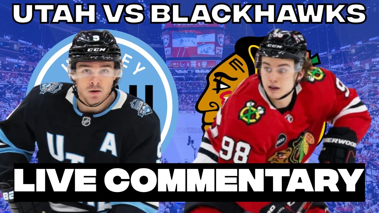 Chicago Blackhawks Vs Utah Hockey Club LIVE COMMENTARY | 2024-25 NHL ...