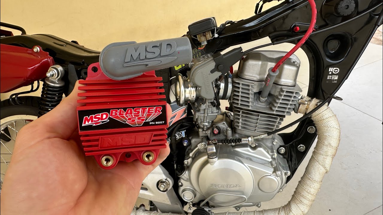 BOBINA MSD de competição na minha moto titan 150! - YouTube