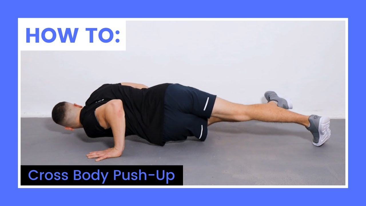 How To | Cross Body Push-Up Exercise | Zesty Health and Fitness - YouTube